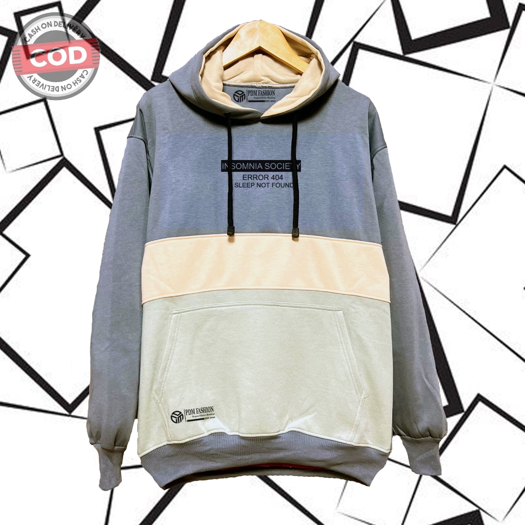 Jual Sweater Hoodie Cowok bahan Tebal List Insom Aesthentic Jaket Hodie ...
