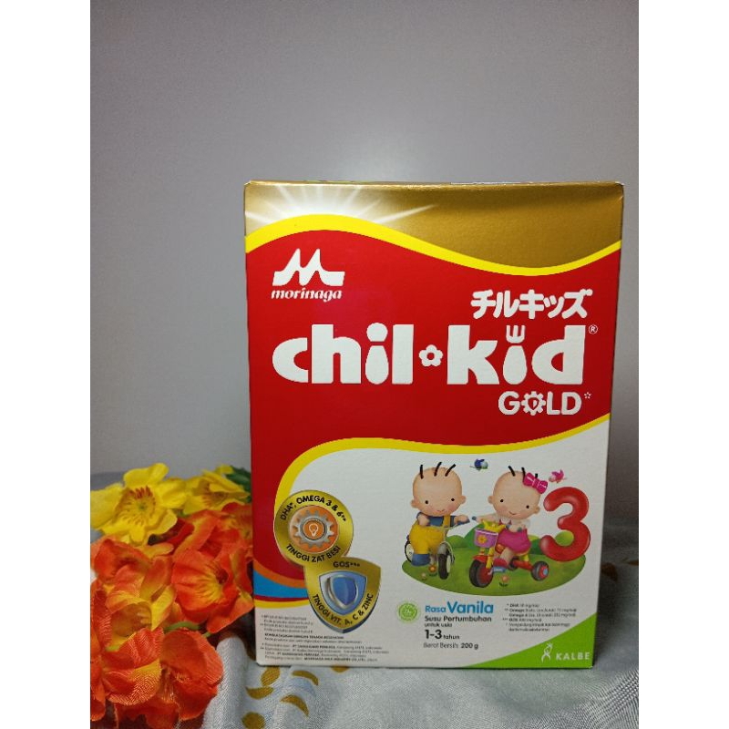 Jual Susu Anak Chil kid Gold 3 usia 1-3 tahun rasa vanilla 200 gr ...