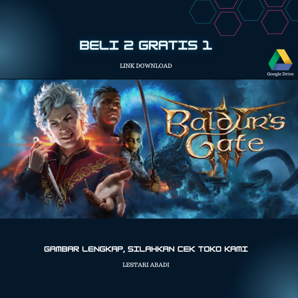 Jual Baldurs Gate 3 Deluxe Edition Game Pc Laptop Link Download