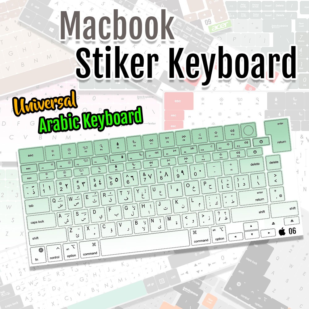 Jual Stiker Keyboard MACBOOK | Universal Garskin Keyboard macbook ...