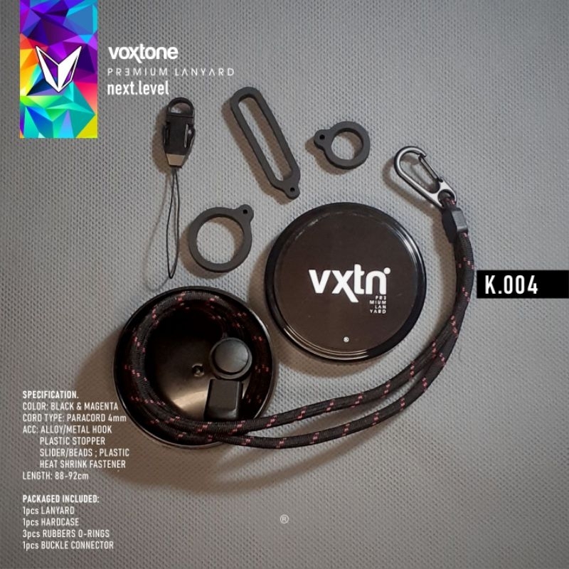 Jual Premium Lanyard - Kalung Pengait untuk HP, ID Card, Flash Disc, Camera - Voxtone Next Level ...