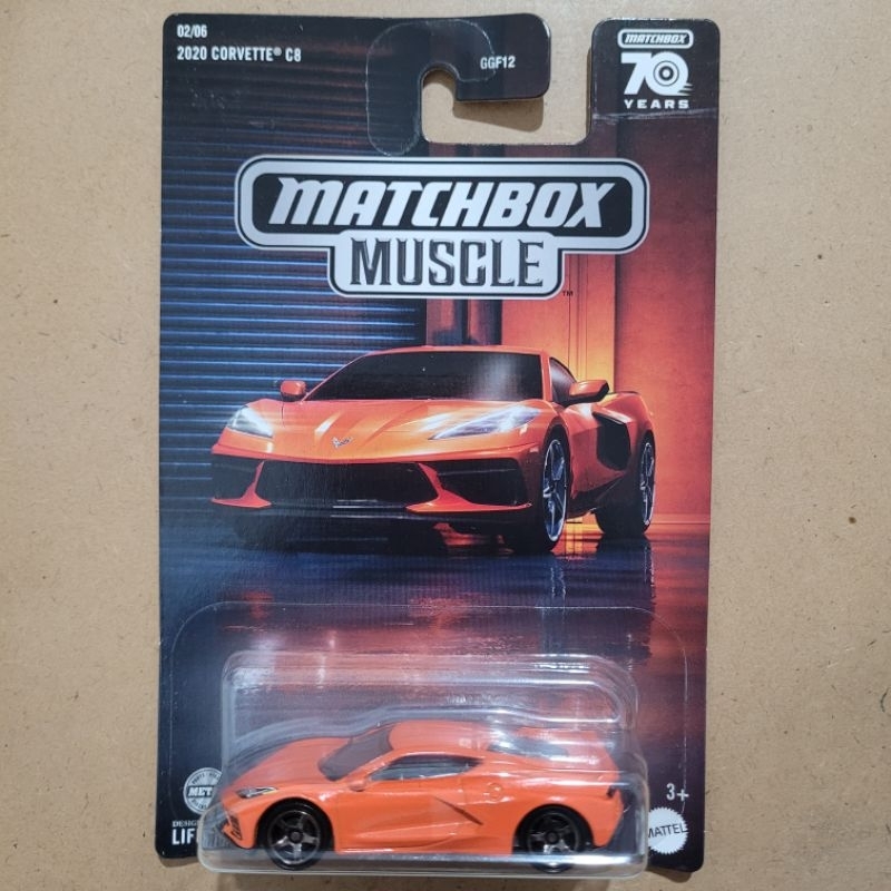 Jual MATCHBOX 2020 CORVETTE C8 / MUSCLE SERIES [ ORANGE ] | Shopee ...