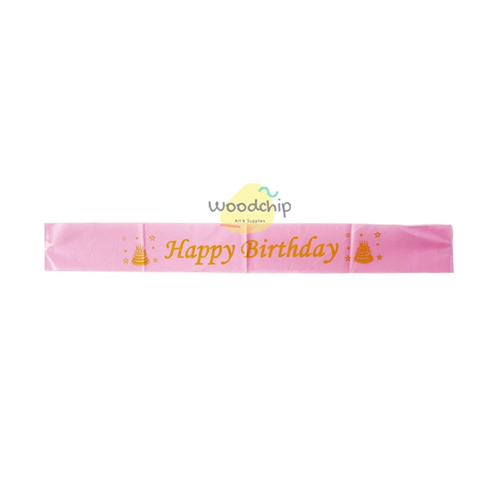 Jual Sash Selempang Selendang Happy Birthday HBD Ulang Tahun | Shopee ...