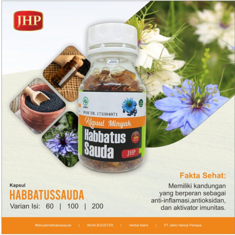 Jual BELI 1 GRATIS 1 100% HABBATUSSAUDA JHP MURNI JATIM HERBAL PERKASA ...