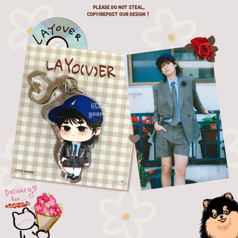Jual Keychain BTS V Collection by Little Gooma - Gantungan Kunci BTS V ...