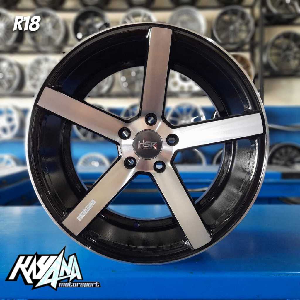 Jual Velg Model Palang R18 Pcd 5x114,3 Lebar 8/9 Et 40/35 HSR Ne3 ...