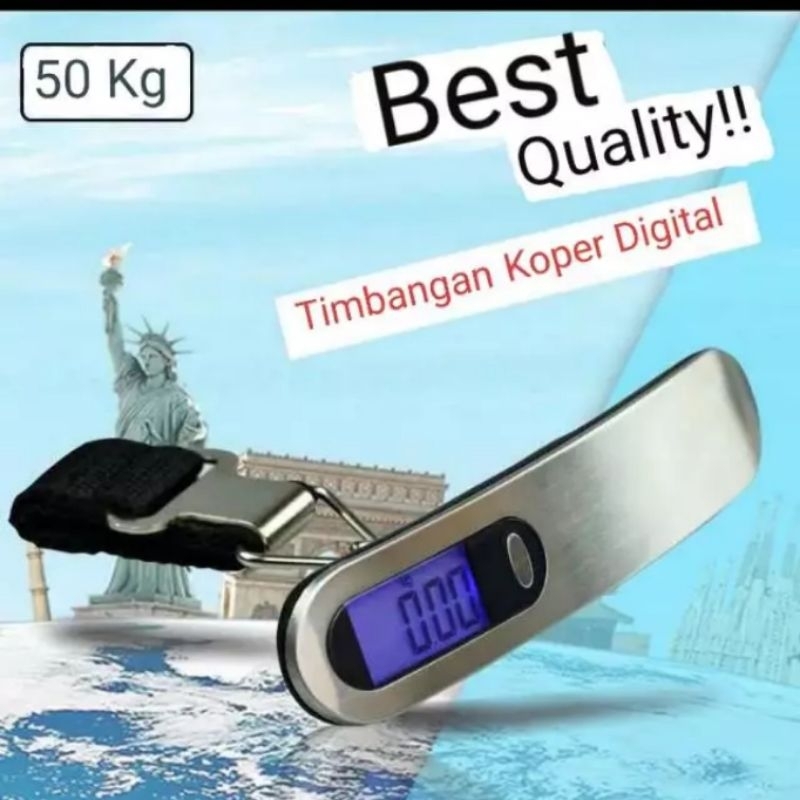 Jual Timbangan Koper Digital 50Kg / Travel Luggage Scale / timbangan ...