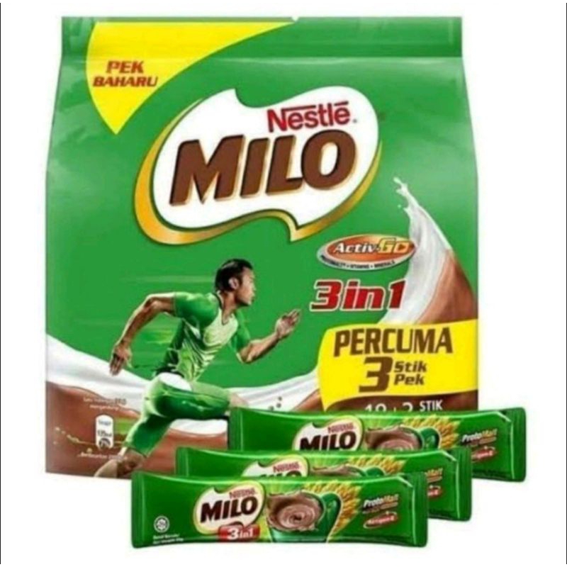 Jual Milo Sachet 3in1 Milo Bubuk Coklat | Shopee Indonesia
