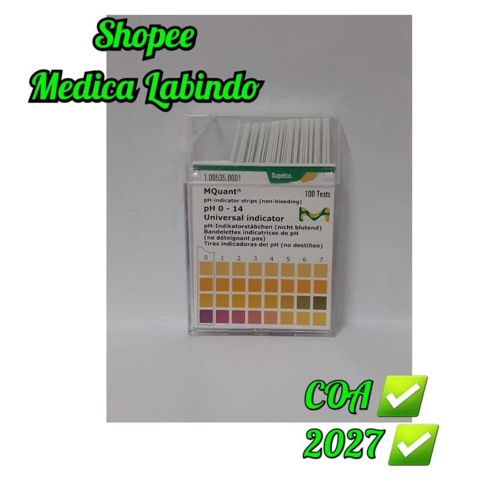 Jual Kertas PH / PH Paper 0-14 MERCK Original | Shopee Indonesia