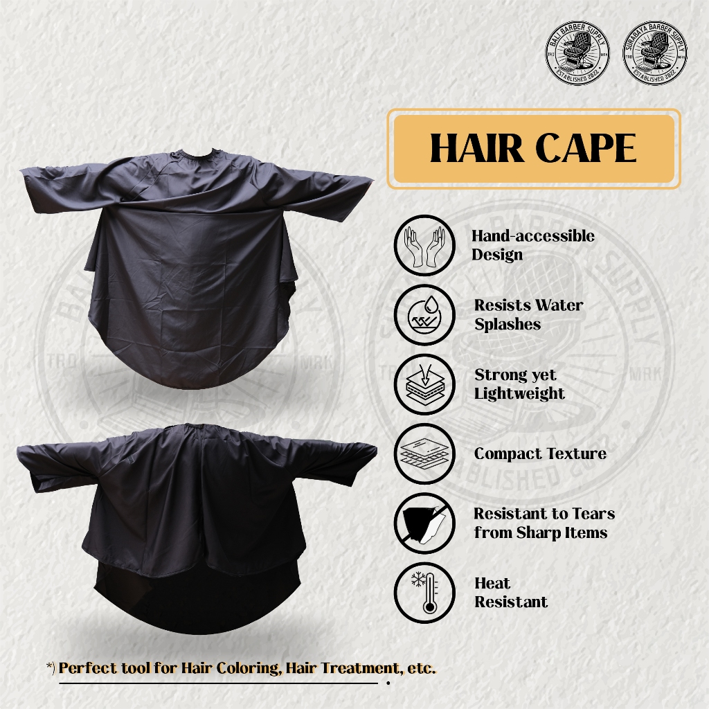 Jual Kep/Kip/Cape Kain Potong Rambut Model Baju Lengan Panjang Kain ...