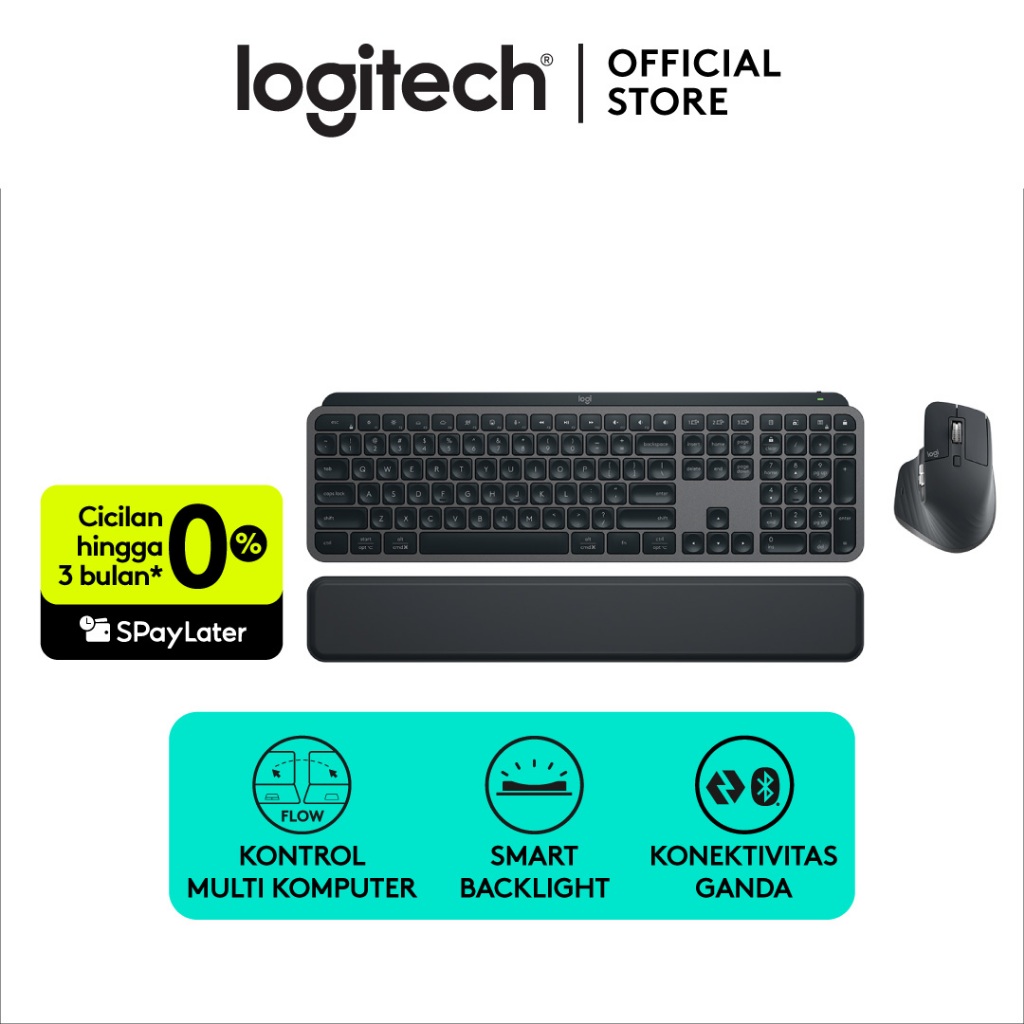 Jual Logitech Mx Keys S Combo Mx Keys S Mx Master 3s Keyboard Dan Mouse Wireless Bluetooth
