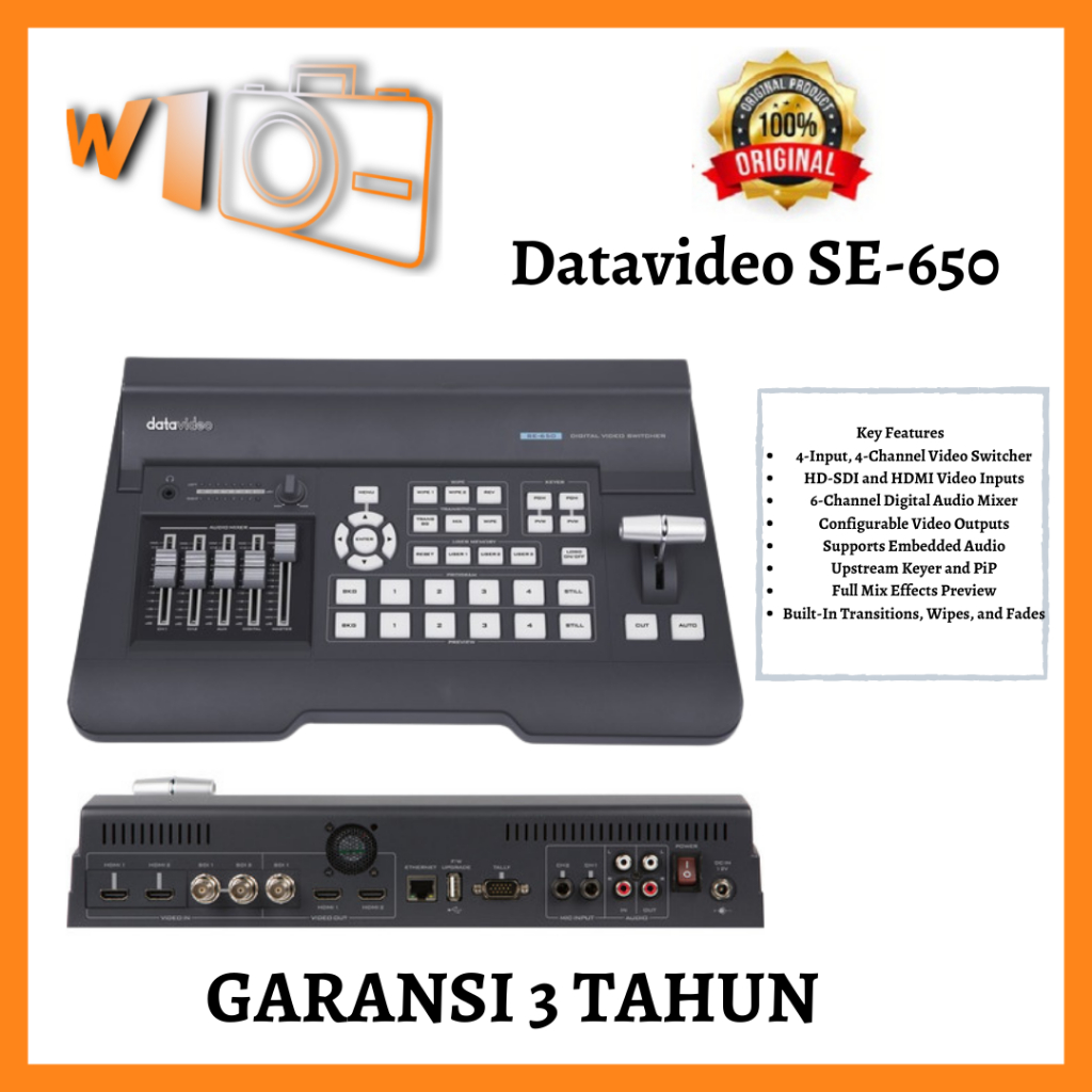 Jual Datavideo SE-650 HD 4-Channel Digital Video Switcher | Shopee ...