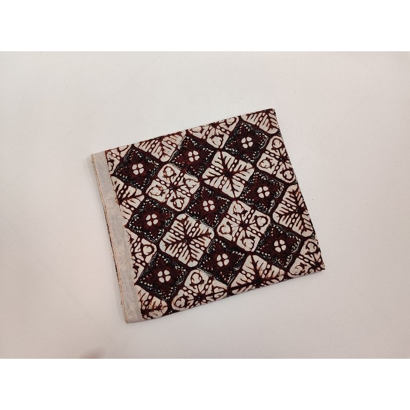 Jual Kain batik cap sogan jogja motif ceplok sawut | Shopee Indonesia