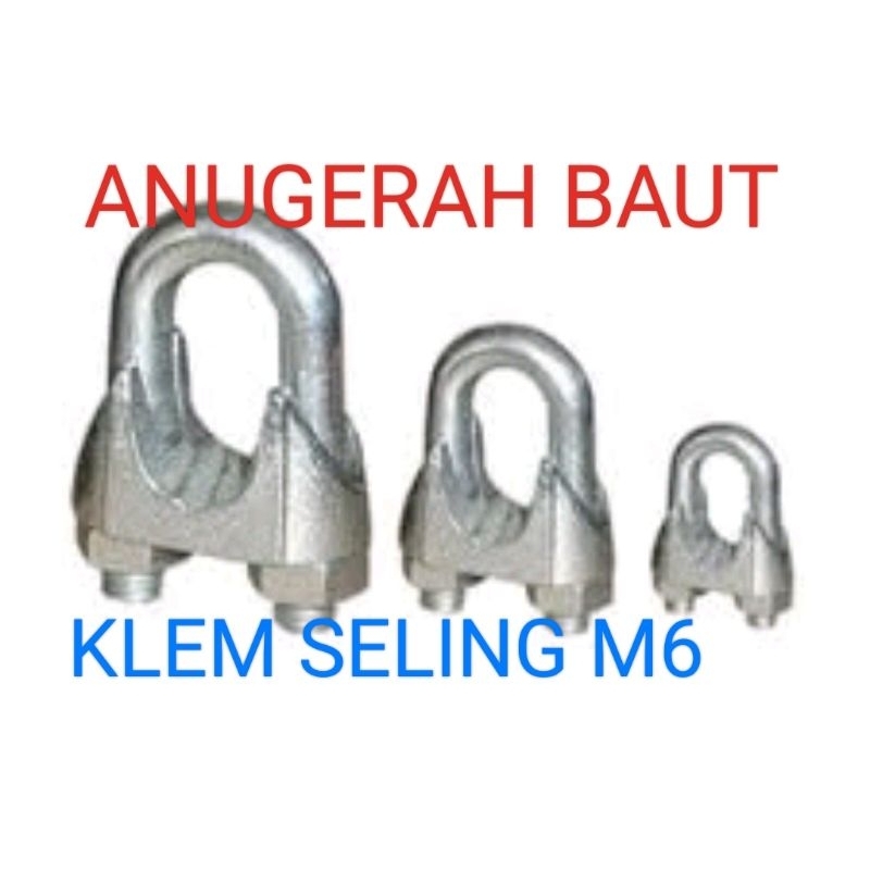Jual KLEM SELING 1/4 6MM / KUKU MACAN 1/4 6MM / KELEM SELING 6MM 1/4 ...