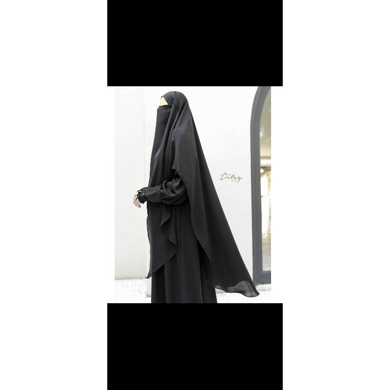 Jual SHALWA Formal Black (Regular) | Shopee Indonesia