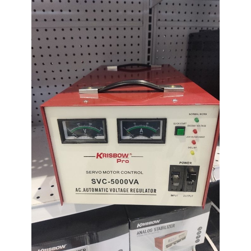 Jual Krisbow stabilizer analog 5Kva/5000w | Shopee Indonesia