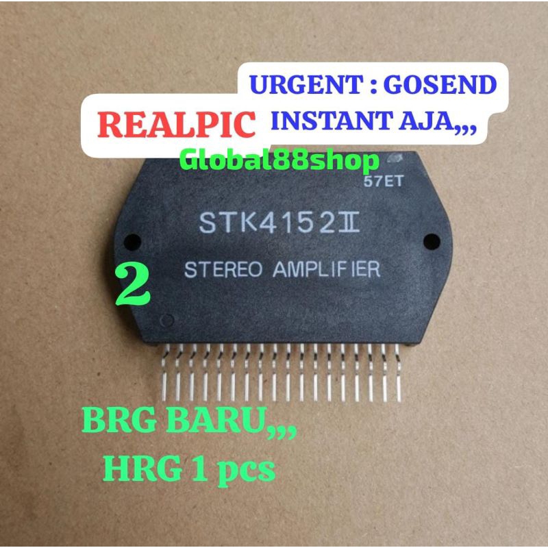 Jual STK4152 II STK 4152 II GRADE A TRANSISTOR TR AMPLIFIER TR FINAL IC ...