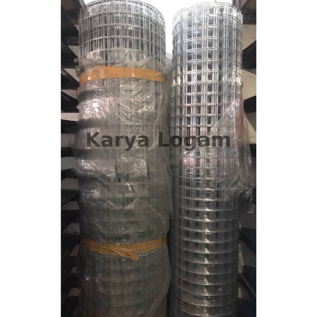 Jual Kawat Loket / Wiremesh Galvanis 50 x 50 mm tebal 4 mm lebar 180 cm ...