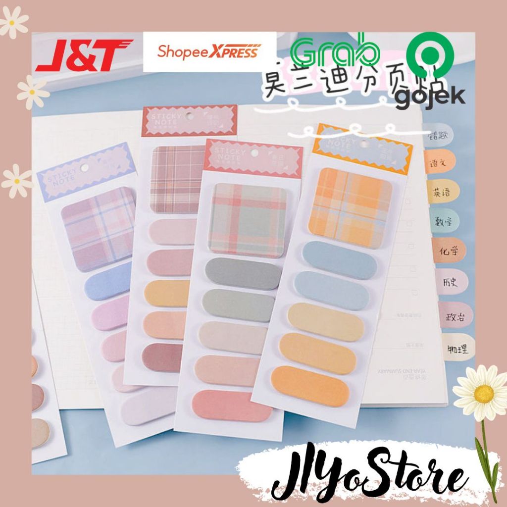 Jual Sticky Notes Note Memo Notepad Kertas Pengingat Perlengkapan Daily ...