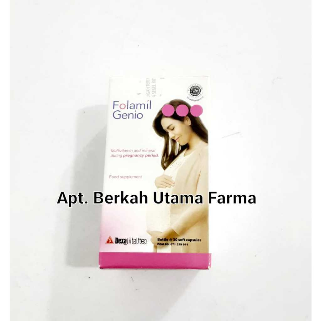 Jual Folamil Genio botol isi 30 tablet | Shopee Indonesia