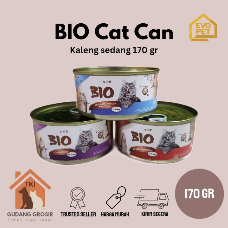 Jual Bio Cat Can Kaleng SEDANG 170 gr EXP JULI 2025 | Shopee Indonesia