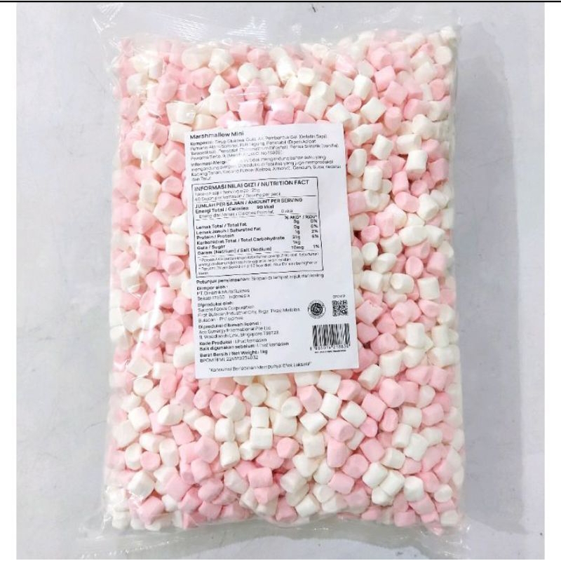 Jual corniche mini marshmallow 1 kg | Shopee Indonesia