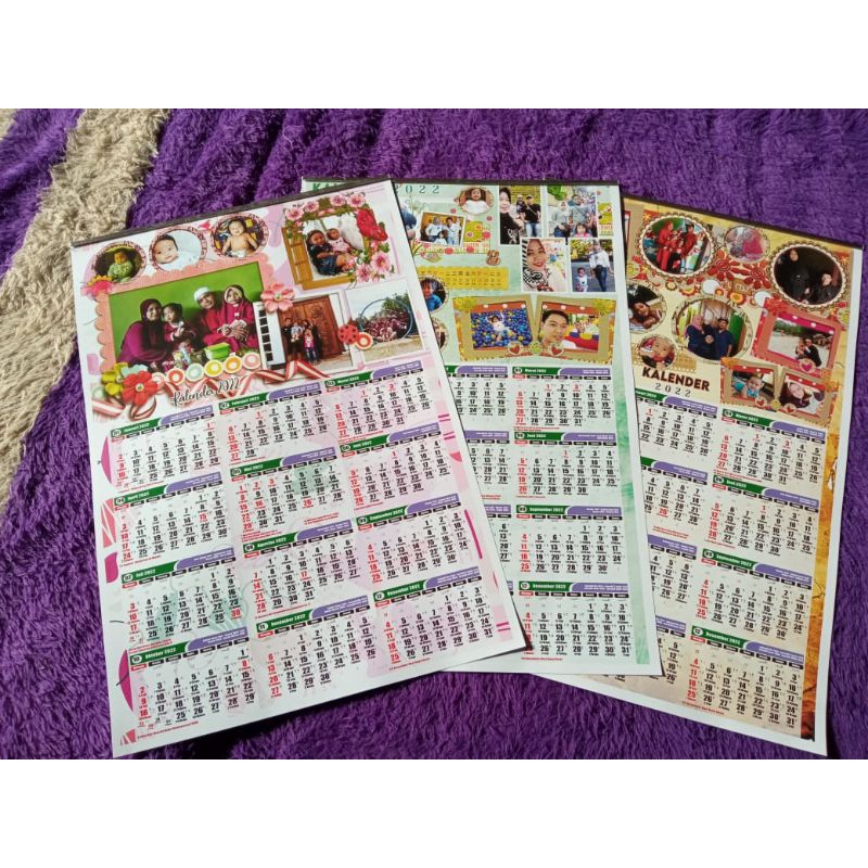 Jual (COD) KALENDER FOTO / PARTAI 2024 CUSTOM - 1 Halaman | Shopee ...