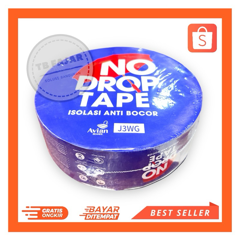 Jual No Drop Tape Lakban Anti Bocor / Isolasi Atap Pipa Air | Shopee Indonesia