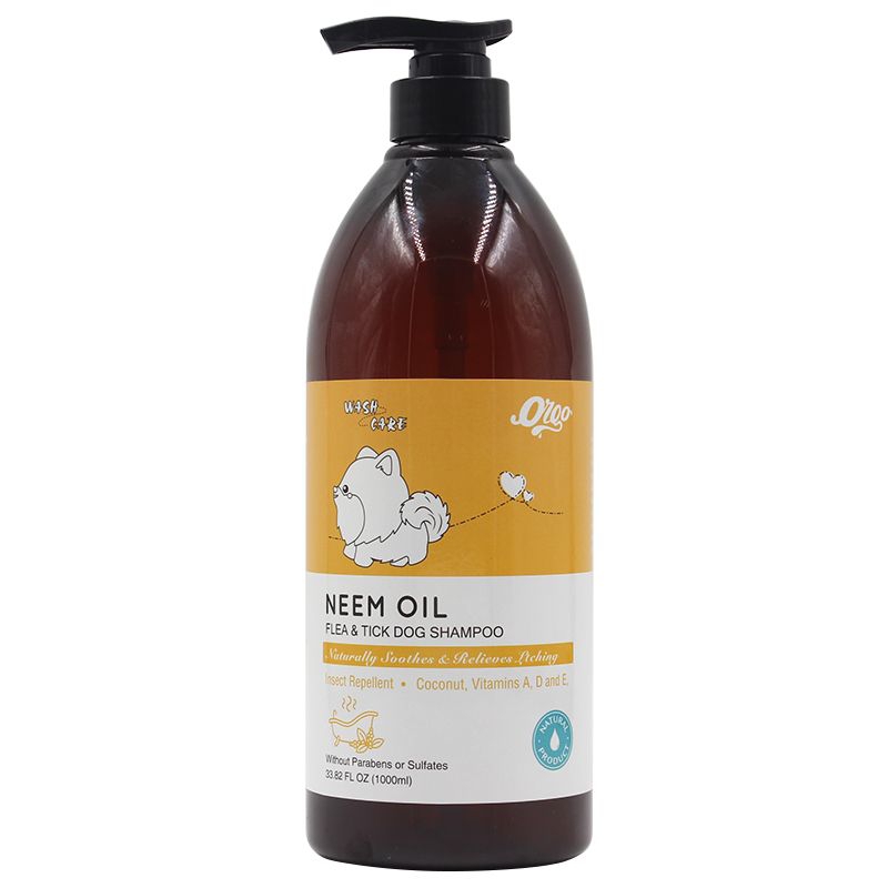 Jual Orgo Neem Oil Flea & Tick Dog Shampoo 1000 ML - Shampoo Anti Kutu ...