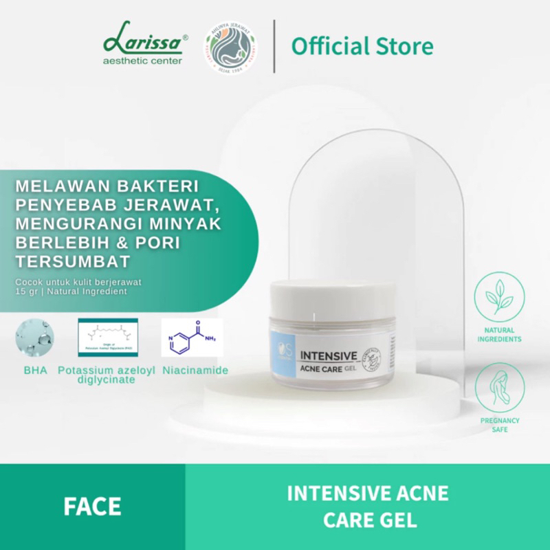 Jual Larissa Intensive Acne Care Gel - Treatment Gel Untuk Merawat Kulit Berjerawat Cream ...