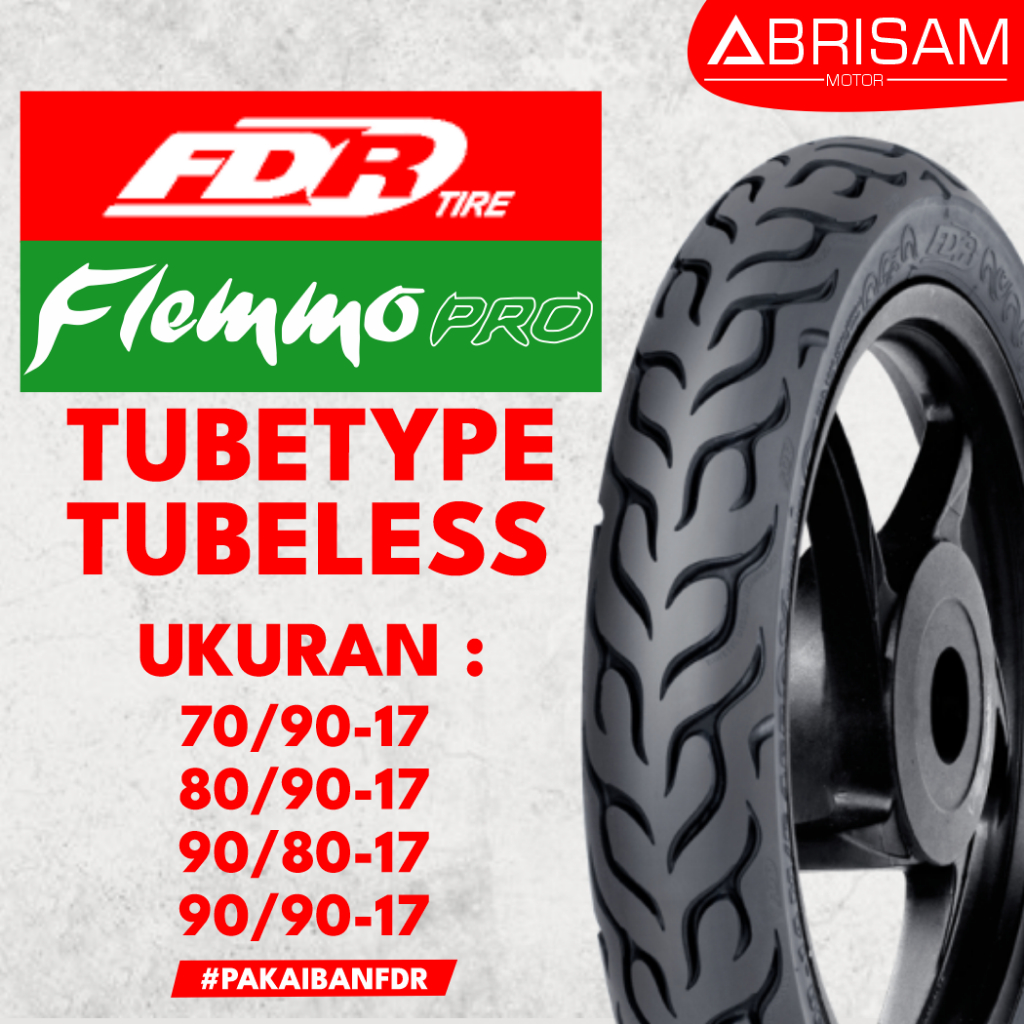 Jual Ban luar FDR Flemmo pro 70/90-17, 80/90-17, 90/80-17, 90/90-17 ...