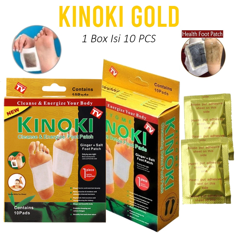 Jual YZKMSKIN - Koyo Herbal Kaki Kinoki Gold Detox Original Isi 10 Pad ...
