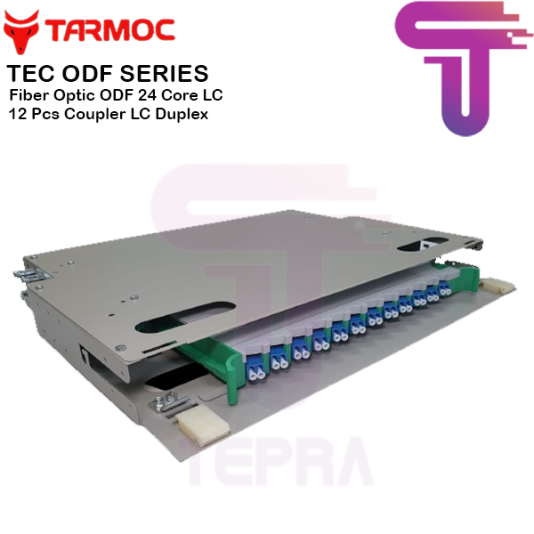 Jual Fiber Optic ODF/OTB 24 Core LC Lengkap Rackmount | ODF 24C LC ...