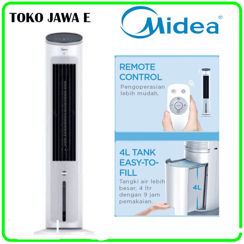 Jual AIR COOLER MIDEA AC 100-18B Penyejuk Ruangan Kapasitas 4,5 Liter ...