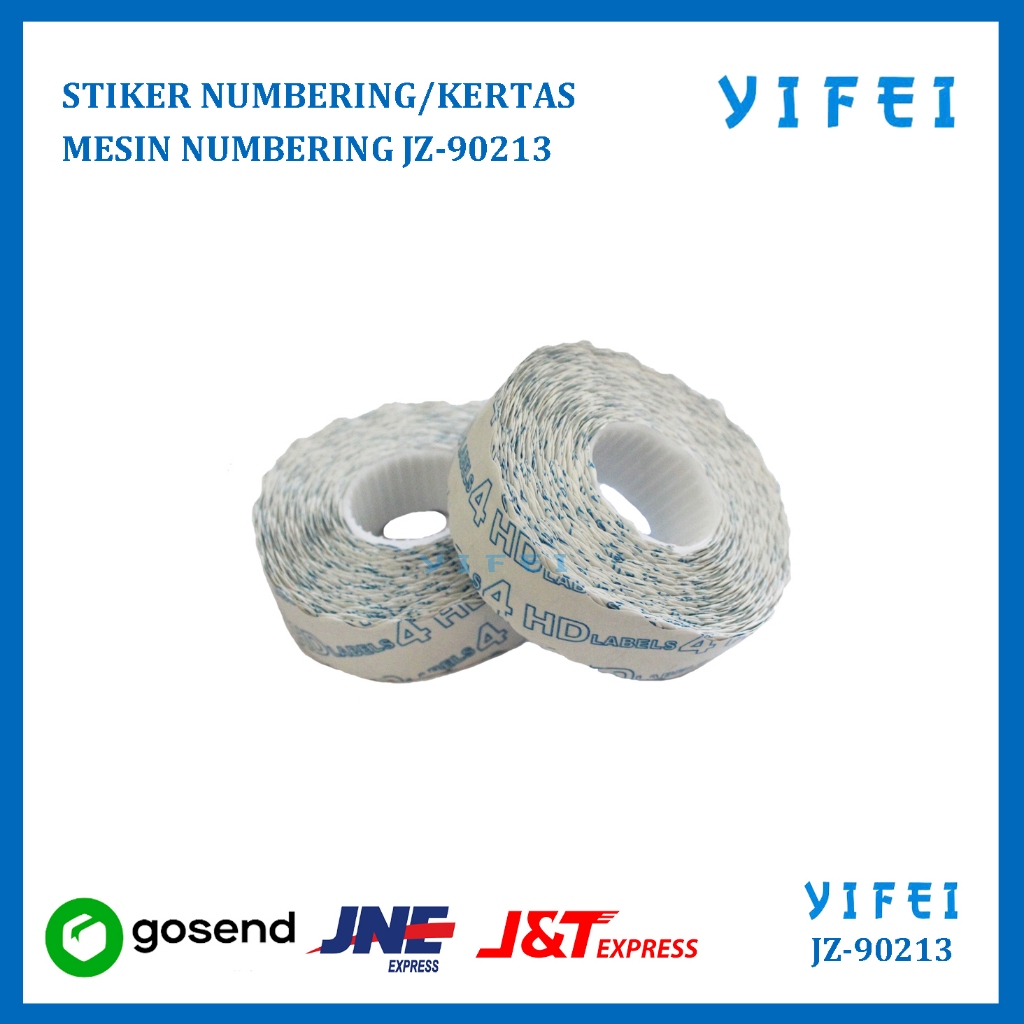 Jual STIKER NUMBERING/KERTAS MESIN NUMBERING YIFEI JZ-90213 | Shopee ...