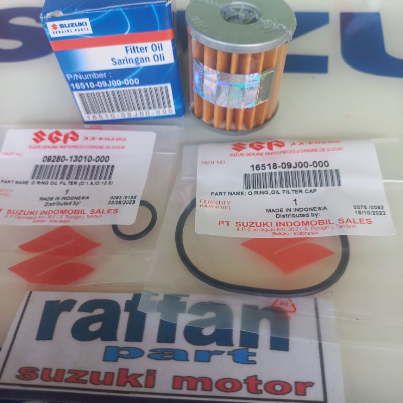 Jual filter oli dan sil O ring tutup filter oli suzuki nex karbu fi ...
