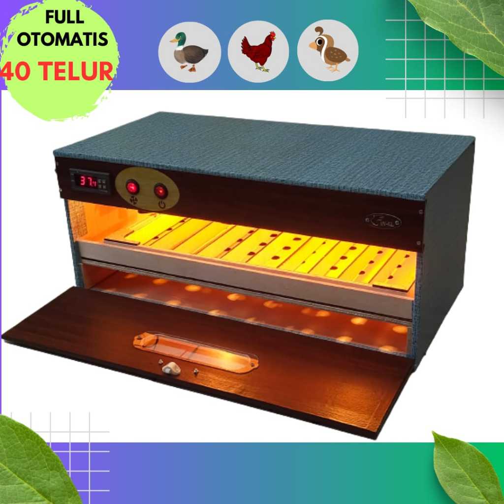 Jual Mesin tetas / penetas telur full otomatis kap 40 telur untuk telor ...