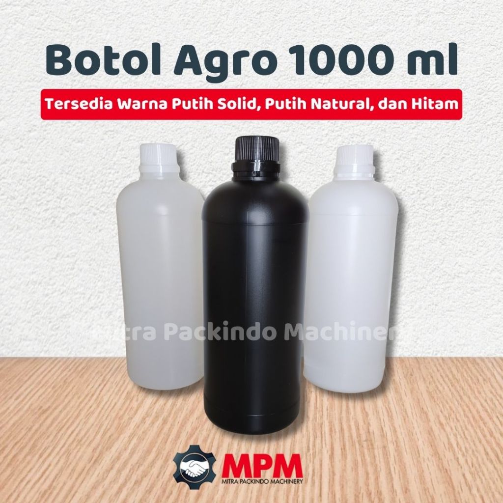Jual Botol Agro 1000ml - Botol HDPE 1000 ml Putih - Botol Labor 1L 1 Liter | Shopee Indonesia
