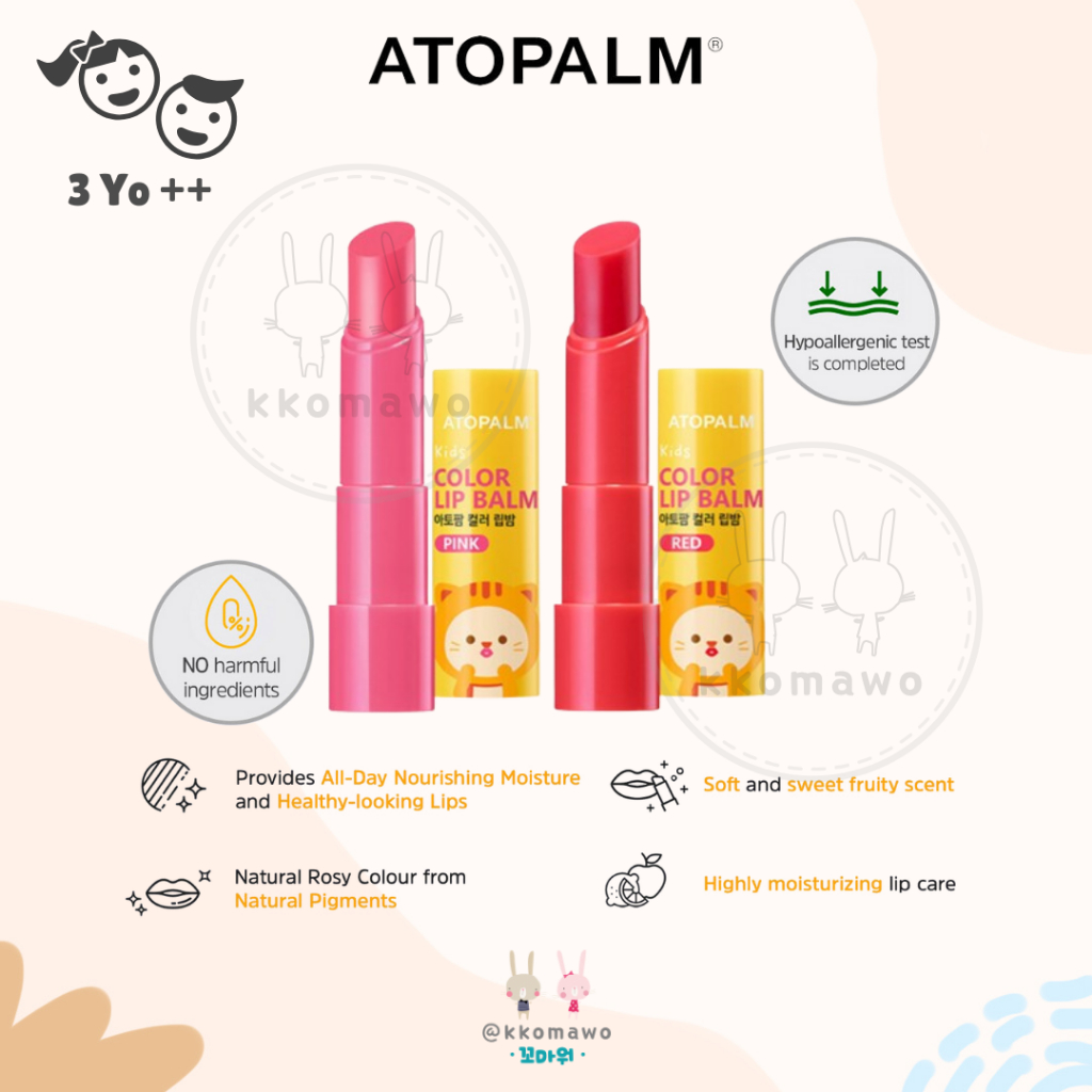 Jual Atopalm Kids Lip Balm | Shopee Indonesia