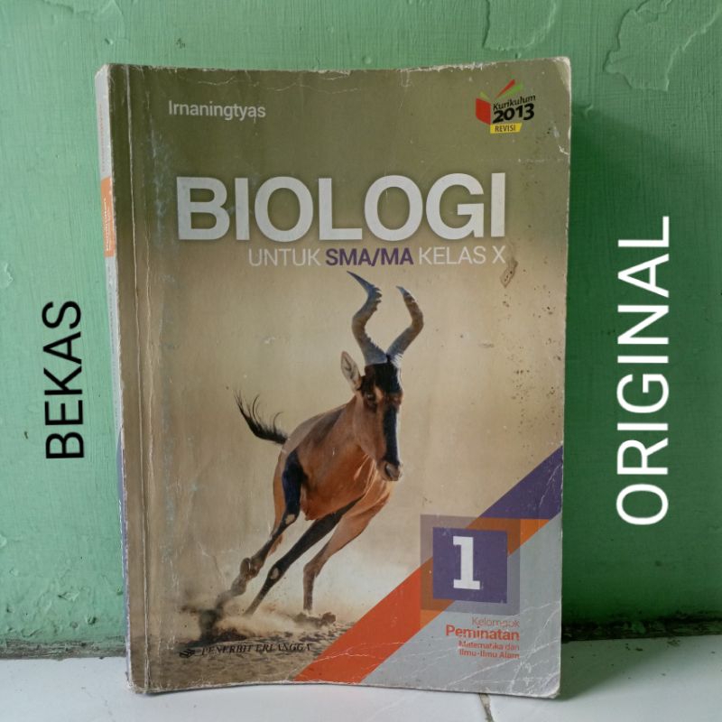 Jual Buku Biologi kelas 10 X 1 I SMA MA Penerbit Erlangga Kurikulum 2013 Revisi Kelompok ...