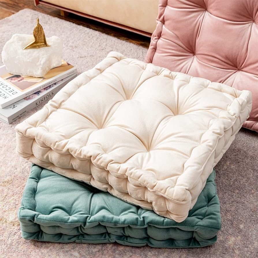 Jual Bantal Duduk Lesehan Besar Tebal 10CM Size 50x50CM Bahan Cover 100 ...