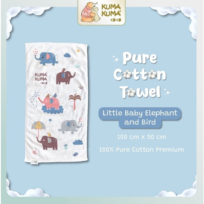 Jual Kuma Kuma Handuk Pure Cotton / Pineapple / Bamboo / Microfiber ...