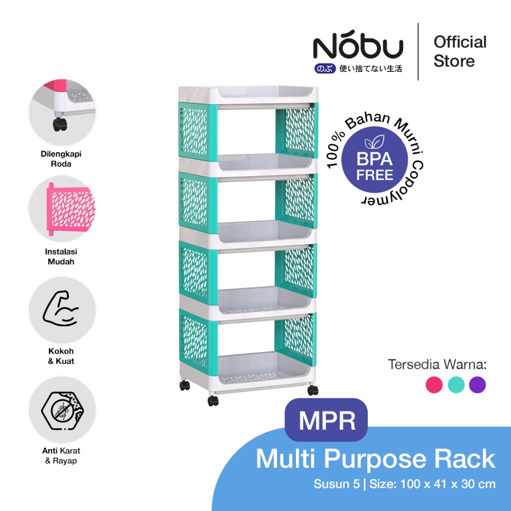 Jual NOBU Multi Purpose Rack 5 Susun | Shopee Indonesia