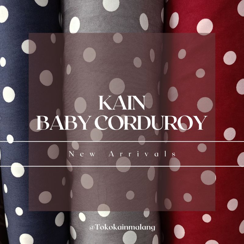 Jual KAIN BABY CORDUROY/BAHAN BABY CORDUROY ORIGINAL MOTIF (HARGA PER 0 ...
