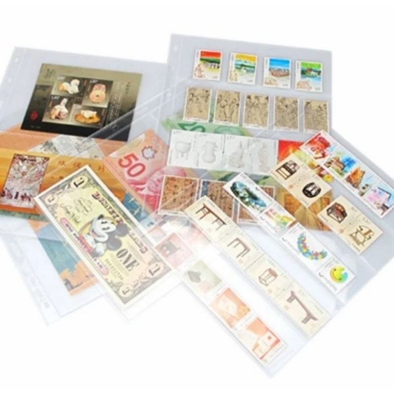 Jual Refill Uang Kertas Perangko Mingt Bening Sekat 1 2 3 4 5 6 Baris ...