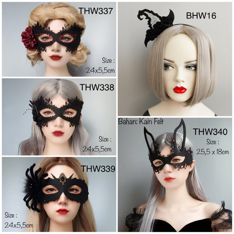 Jual Topeng Halloween Mask Pesta Topeng Accesories Cosplay | Shopee ...