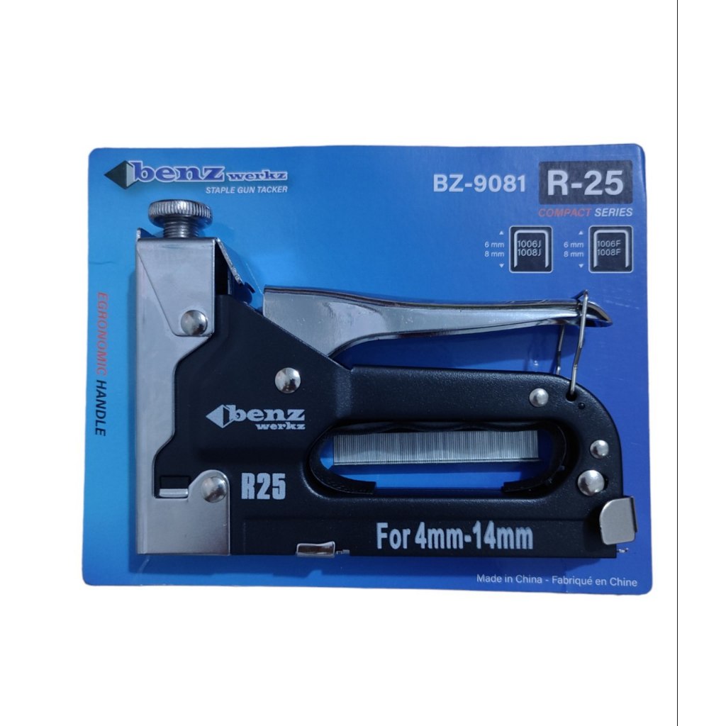 Jual BENZWerkz-staples tembak tacker gun hekter Benz R25 4mm-14mm ...