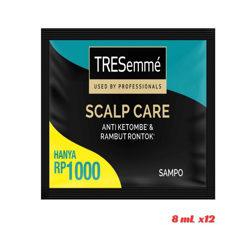 Jual Shampo tresemme kemasan shashet isi 8ml x 12pcs | Shopee Indonesia