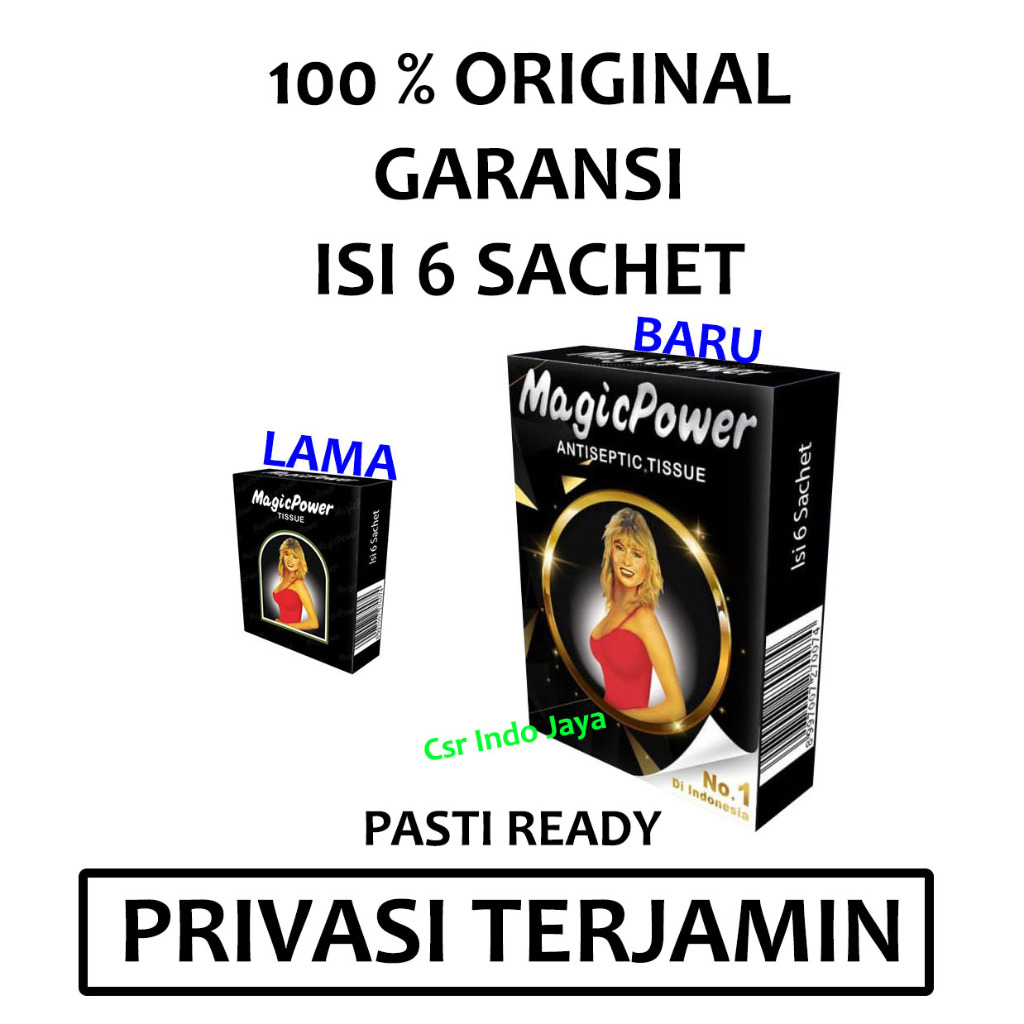 Jual Tissue Megic / Tisu Super Magic Power 1 kotak isi 6 | Shopee Indonesia