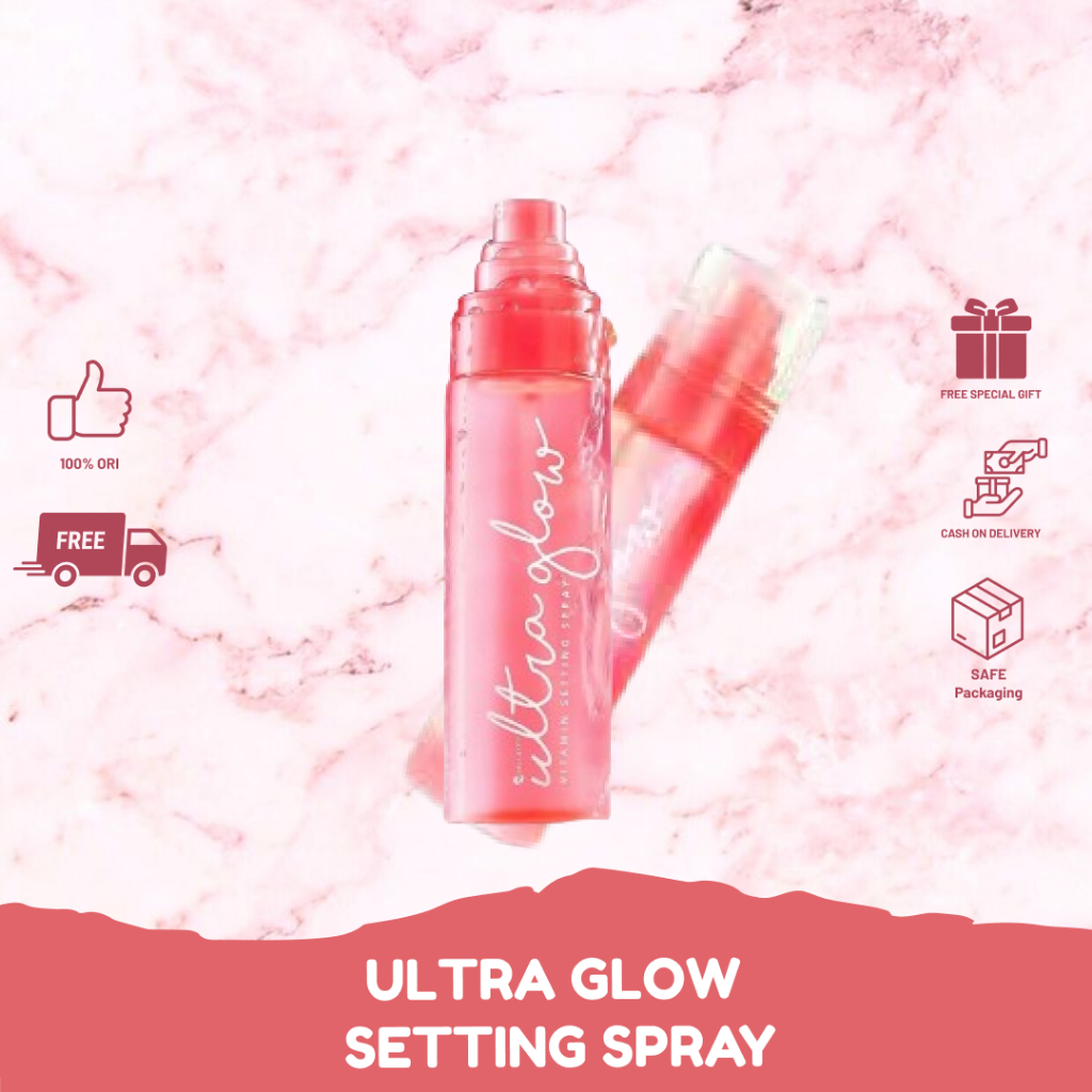 Jual ULTRA GLOW SETTING SPRAY MS COSMETIC - ORIGINAL | Shopee Indonesia